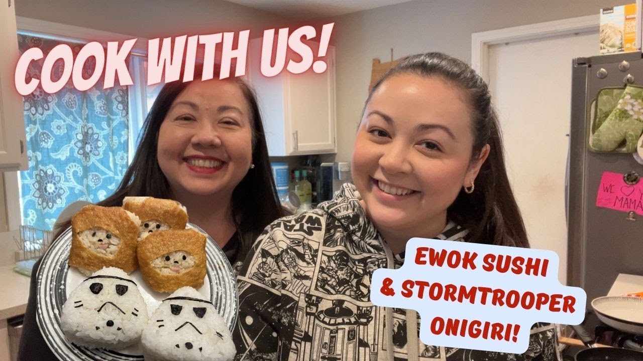 Cook With Us: EWOK SUSHI & STORMTROOPER ONIGIRI! - YouTube