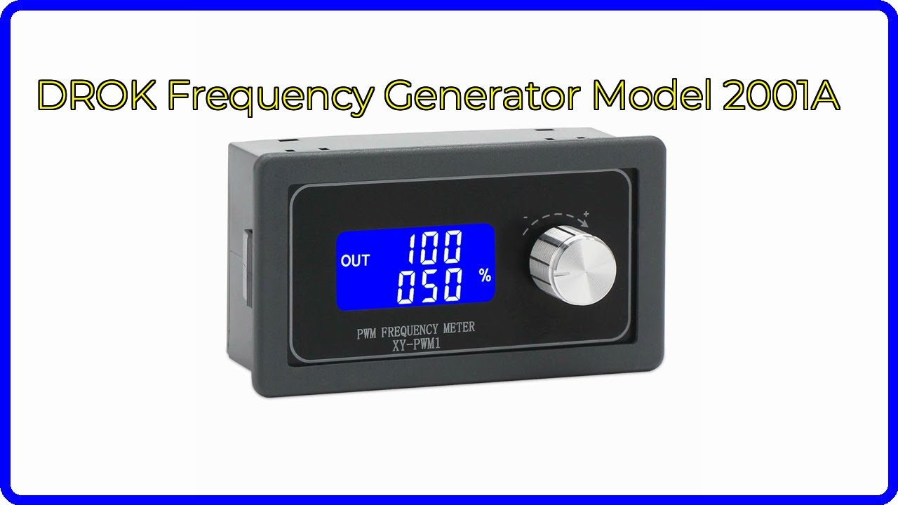 REVIEW (2024): DROK Frequency Generator Model 2001A. ESSENTIAL details ...