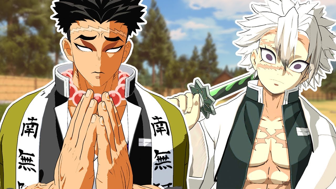 Gyomei Mostra Seu Treinamento Para Sanemi - Demon Slayer VR - YouTube