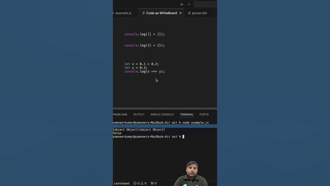 Javascript output based Interview Problems - floating point , Array, Objects #react #javascript ...