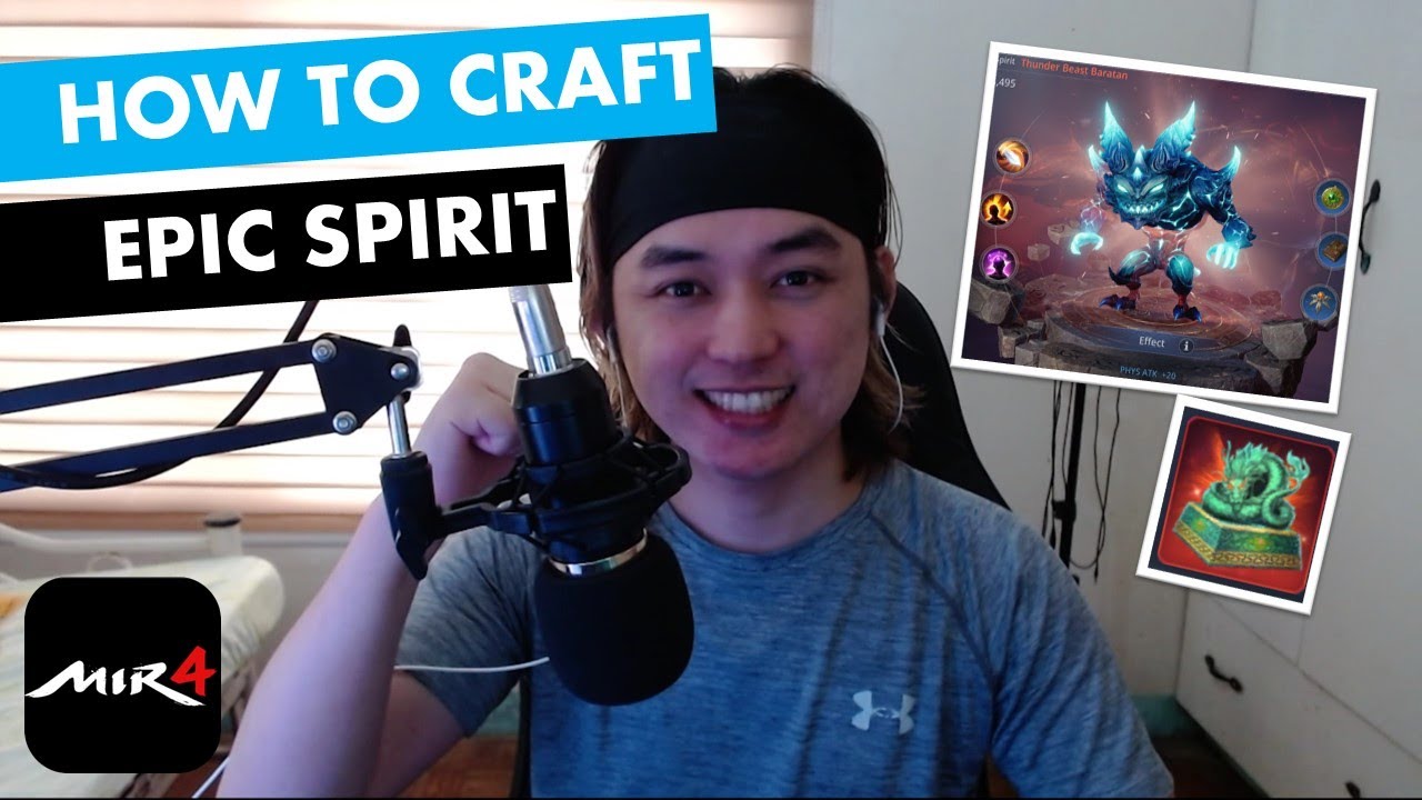 MIR4: HOW TO CRAFT EPIC SPIRIT [TAGALOG] - MY FIRST EPIC SPIRIT - YouTube
