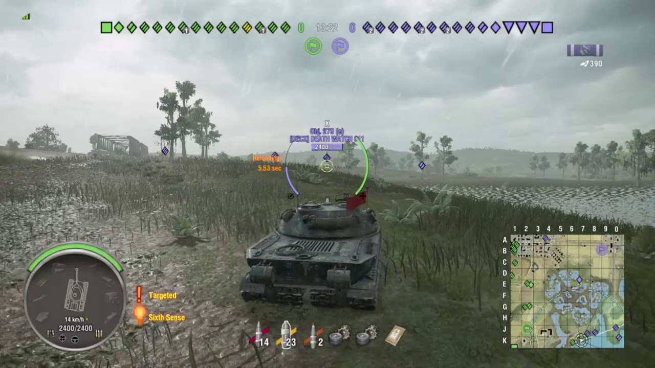 WOT Console II Object 279e - Armour Test I - YouTube