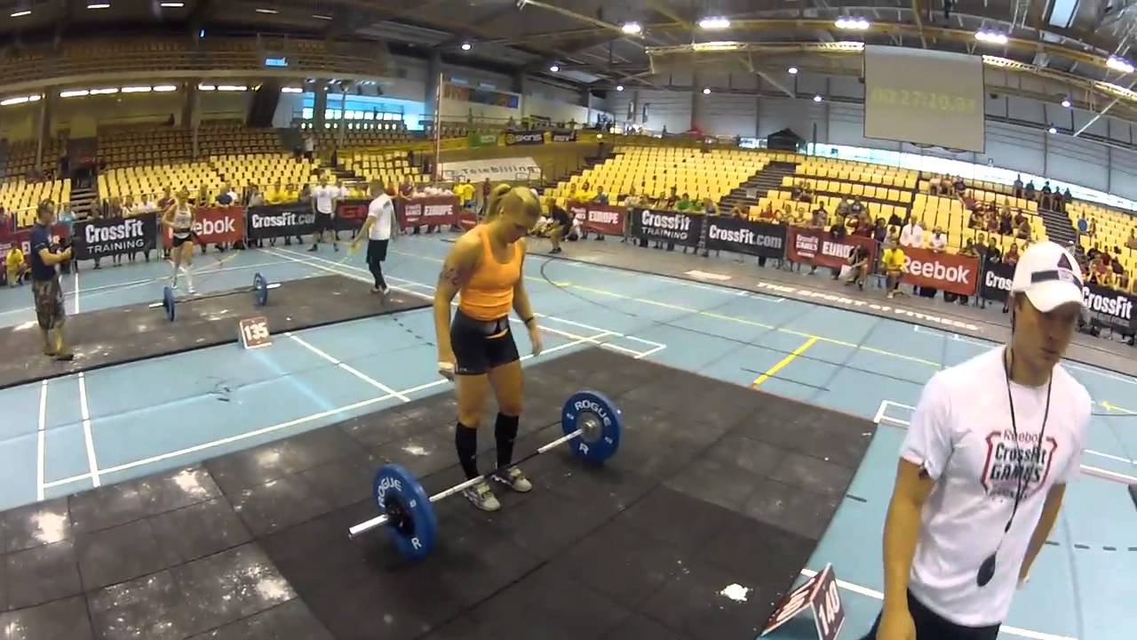 CrossFit Games Regionals 2012 - Katrin Davidsdottir On The Snatch ...