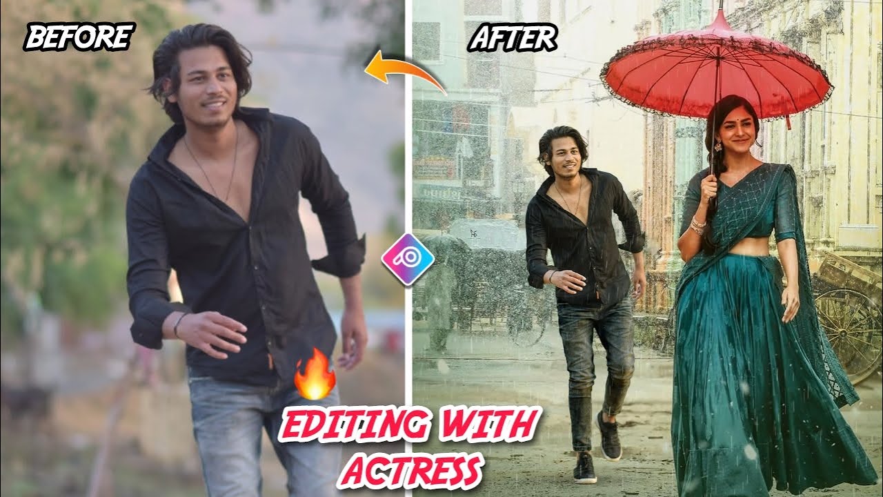 Actresses Photo Editing Before And After