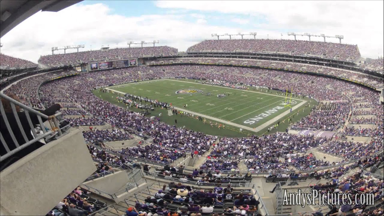 NFL Time Lapse: M&T Bank Stadium (Baltimore Ravens - 4 different views ...