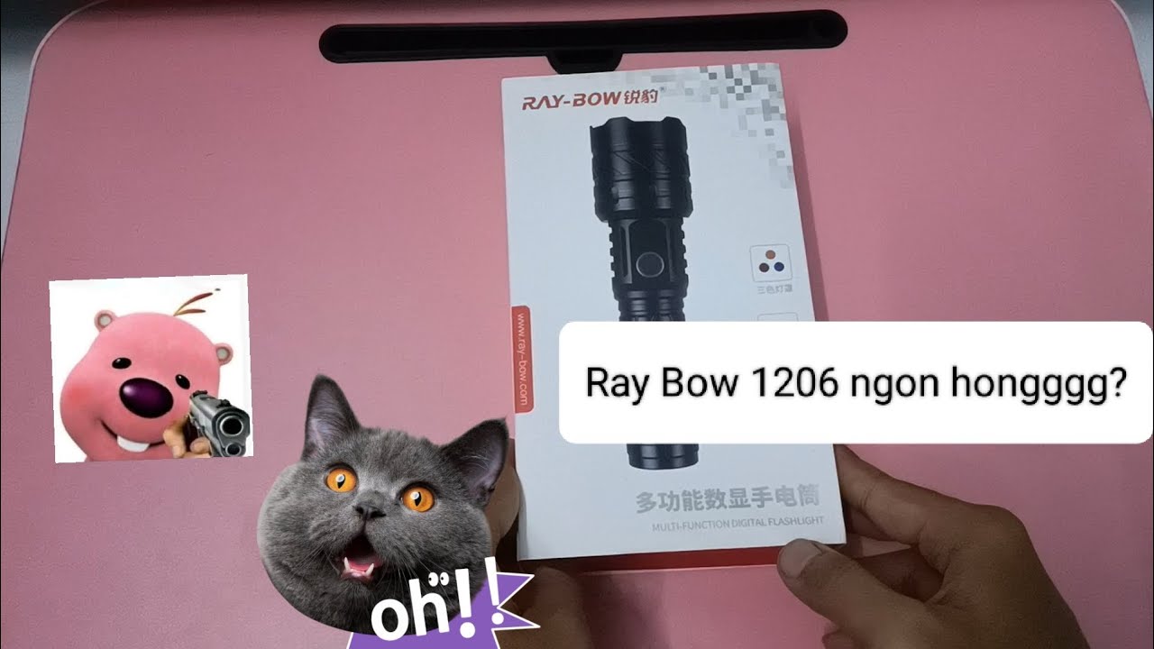 Thập Cẩm Review - Trải nghiệm đèn pin Ray Bow 1206 - YouTube
