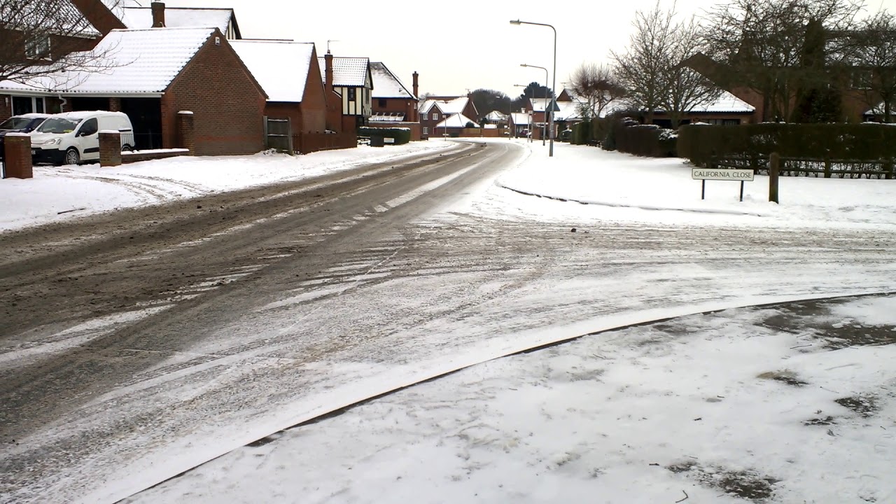 Highwoods Colchester 1 March 2018 first day of spring and another inch ...