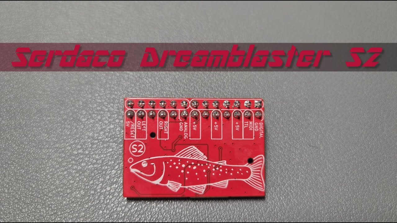 Serdaco Dreamblaster S2 playing melodic DOS Games music (General Midi) - YouTube