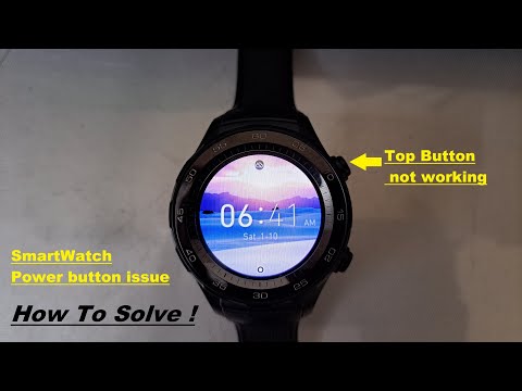 Huawei Smartwatch top button not working | How to solve.