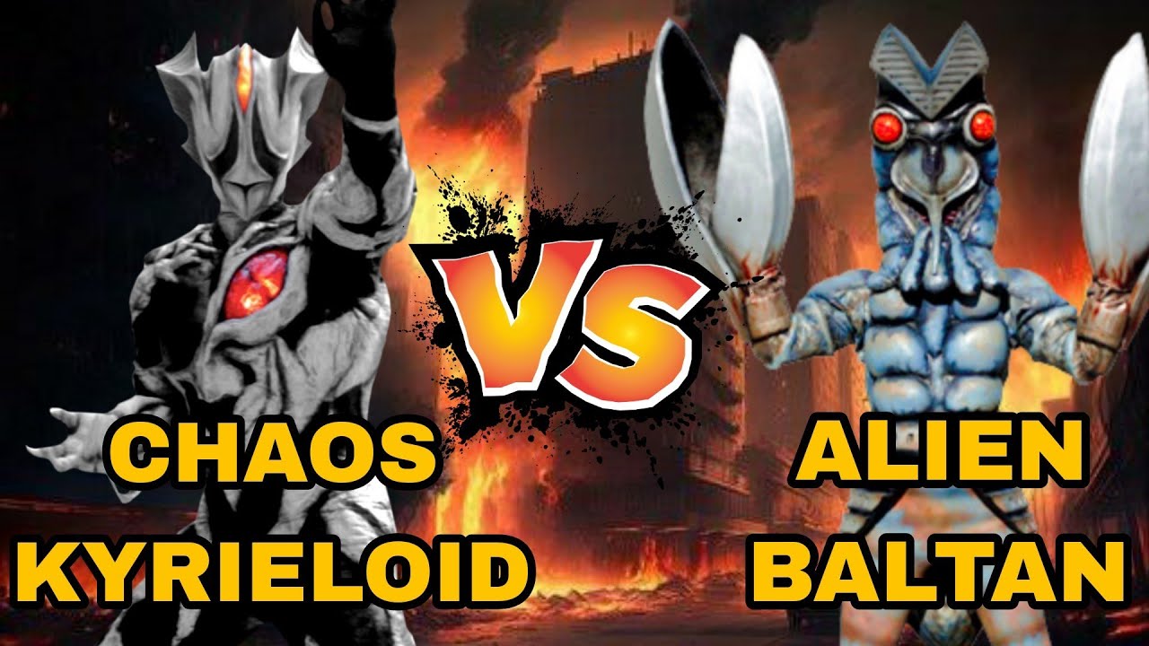 CHAOS KYRIELOID VS ALIEN BALTAN - ULTRAMAN FE PS2 || ウルトラマン FE PS2 ...