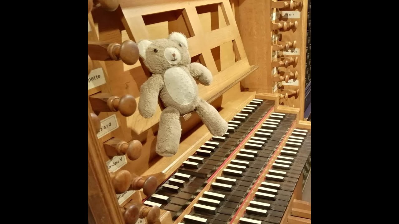 Frédéric Deschamps à l'Orgue de la Cathédrale d'Alès - YouTube