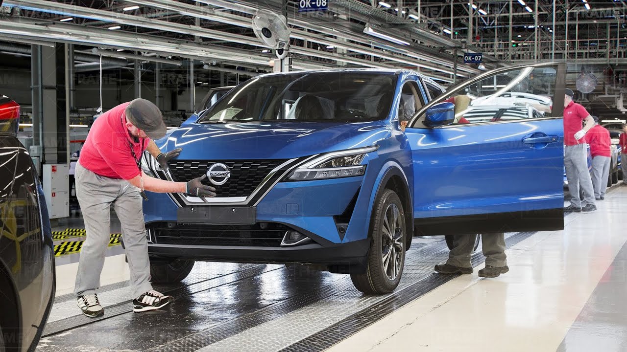 Tour of Nissan Billions $ Factory Producing the Brand New Qashqai ...