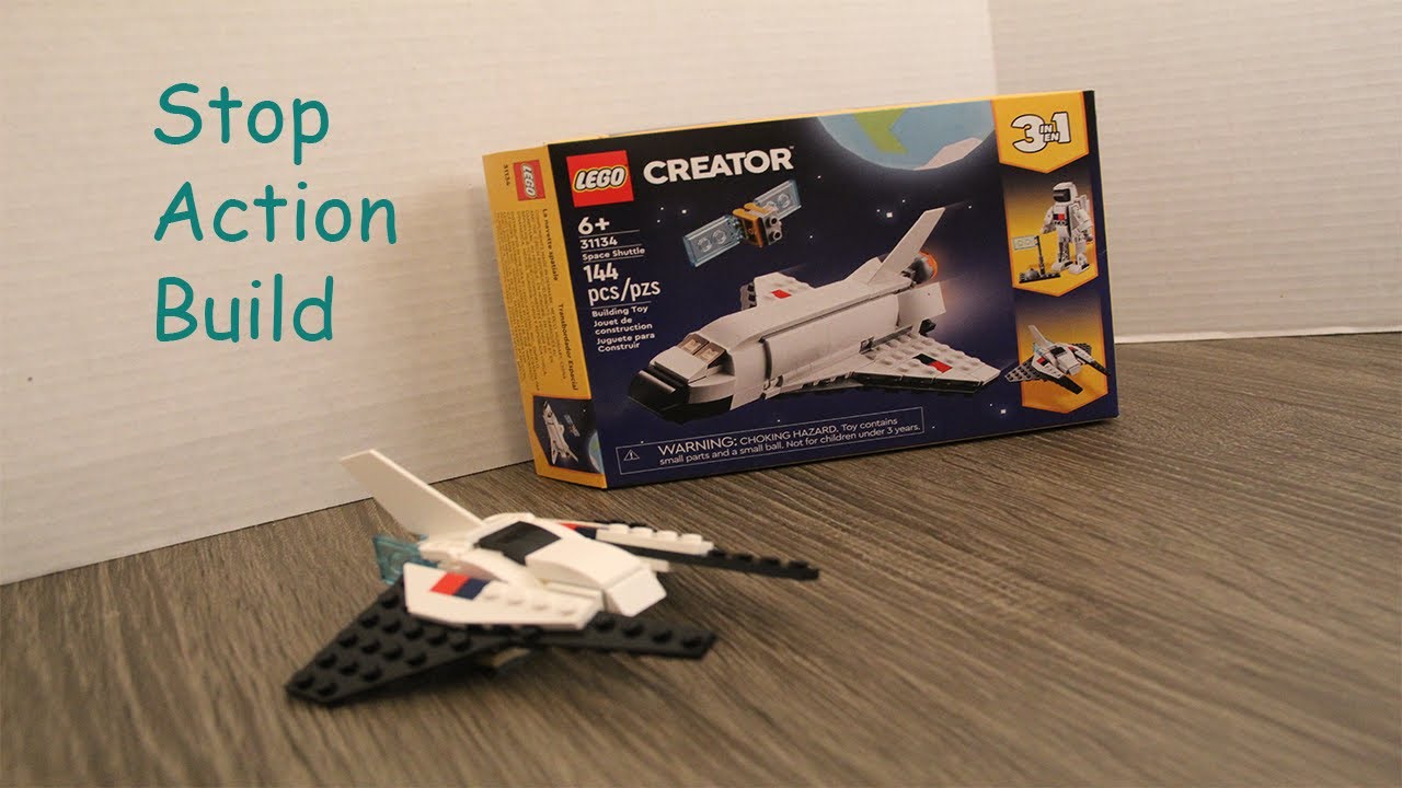 Lego Creator 3 in 1 Space Shuttle: 31134| Stop Action Build [Spaceship ...