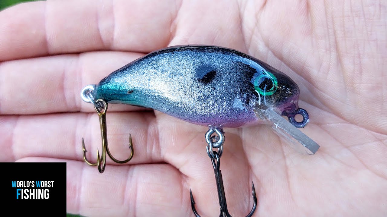 Making My FIRST WOODEN Bait; Wooden Squarebill Crankbait Build - YouTube