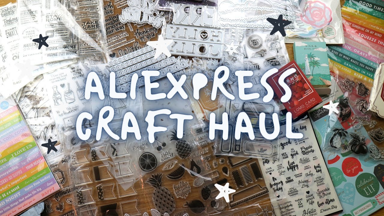HUGE AliExpress Craft Haul | 52 Products | Cheap Craft Supplies ...