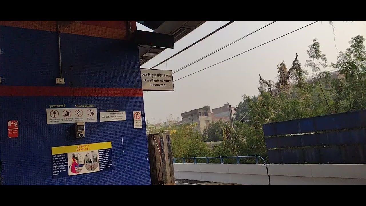 Passanger train crossing view in Welcome metro station - YouTube
