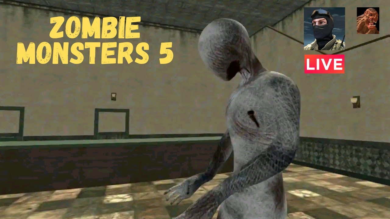 Zombie Monsters 5 Live And Frontline Blaster #shorts #shortslive # ...