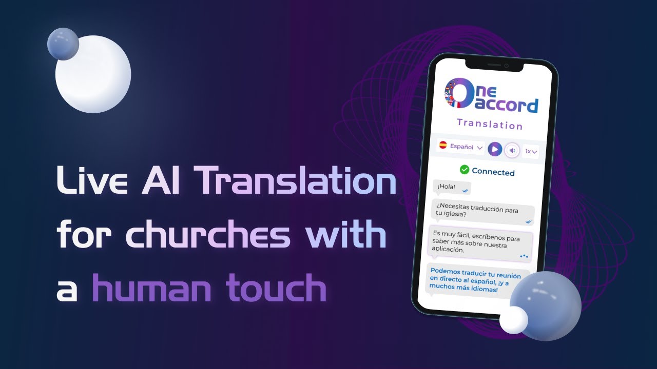 Live AI Church Translation - Translate Your Church Service Into 50 ...