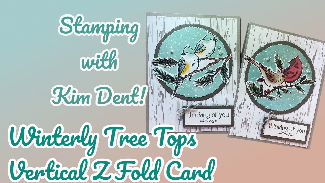 Learn How to Make a Vertical Z Fold Card! - YouTube