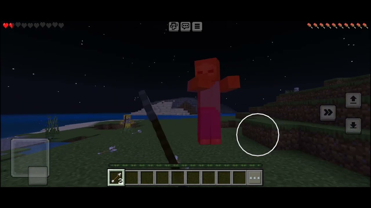 Minecraft Mob fight normal speed - YouTube