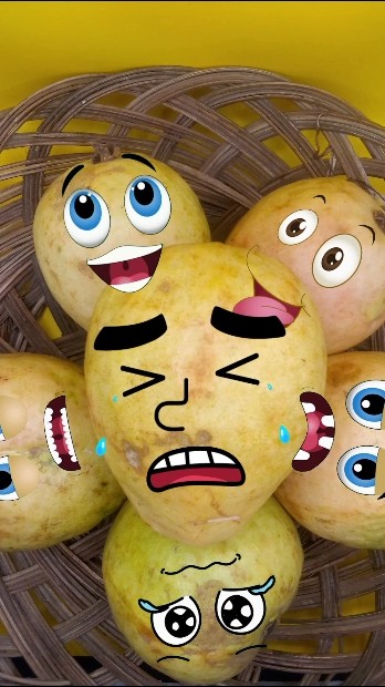 Doodland guava cut into #animation #doodland #shorts #doodle - YouTube