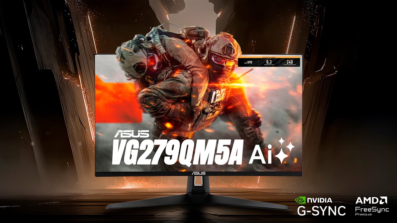 🔥 ASUS VG279QM5A: ¿El primer monitor gamer 240Hz con IA integrada ...