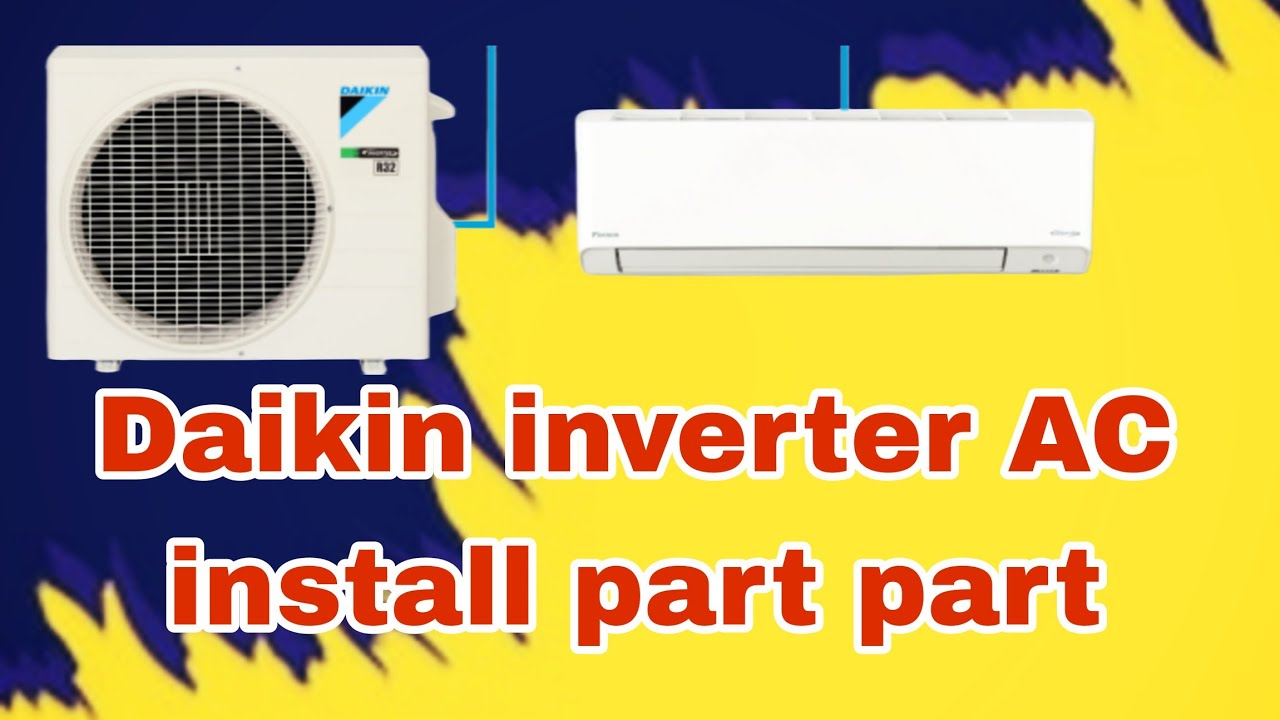 Inverter AC install part part // Inverter AC install nadia #viral # ...