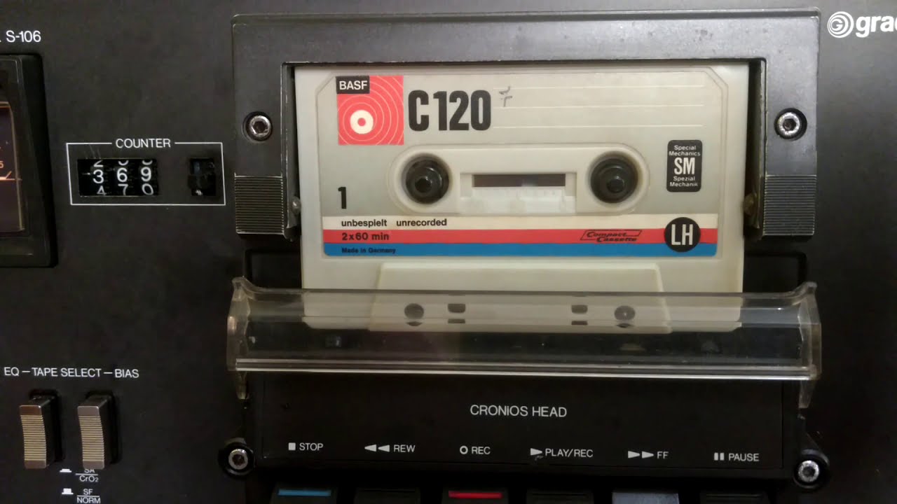 Avanço rápido fita cassete Basf C120 - YouTube