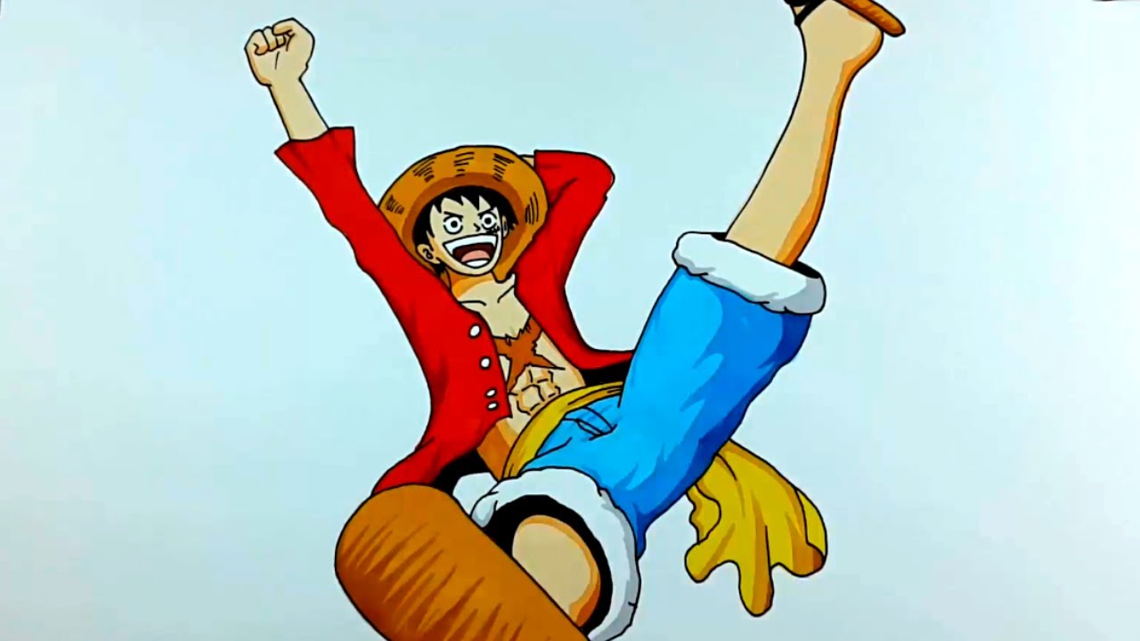 အသက်၀င်လှပသေသပ်သော luffy 3D ပုံဆွဲနည်း 2023 Drawing Luffy | One Piece ...