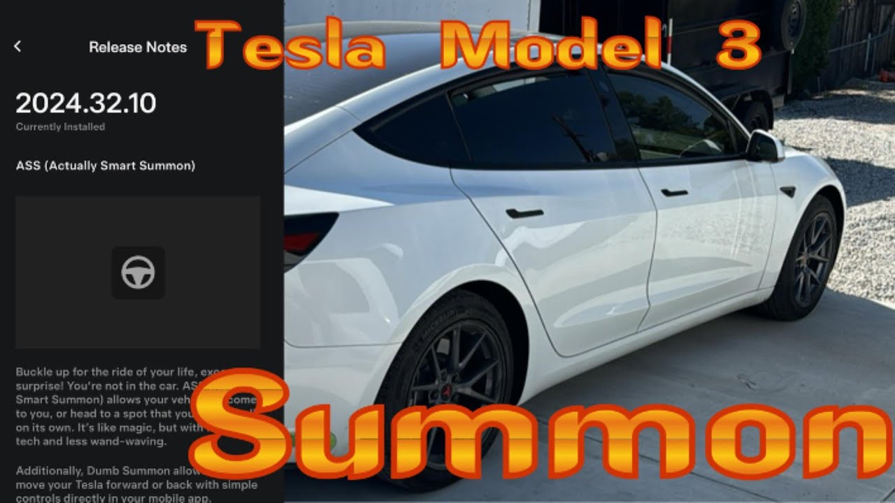 Tesla Smart Summon - YouTube