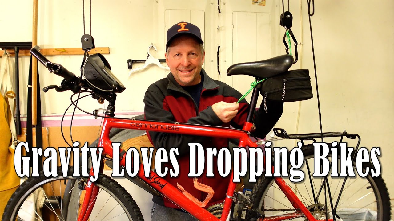 This Bike Hoist Preventer Keeps Gravity in Check for ~$2 - YouTube