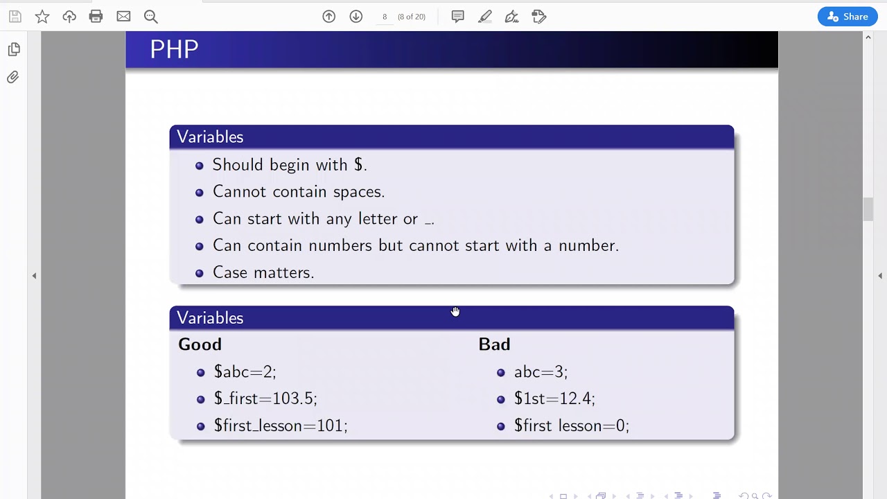 24 3 2020 Internet Programming I - YouTube