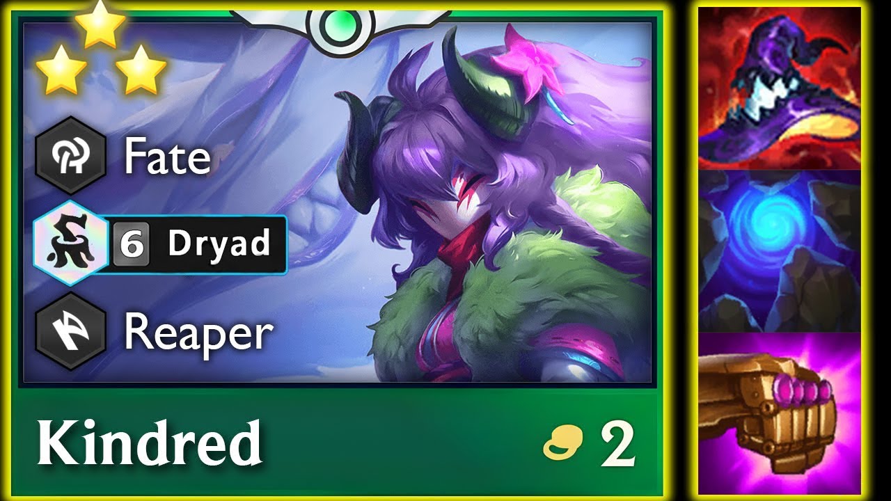 How Strong Is 6 Dryad Kindred ⭐⭐⭐ Reroll Carry Tft Set 11 Youtube