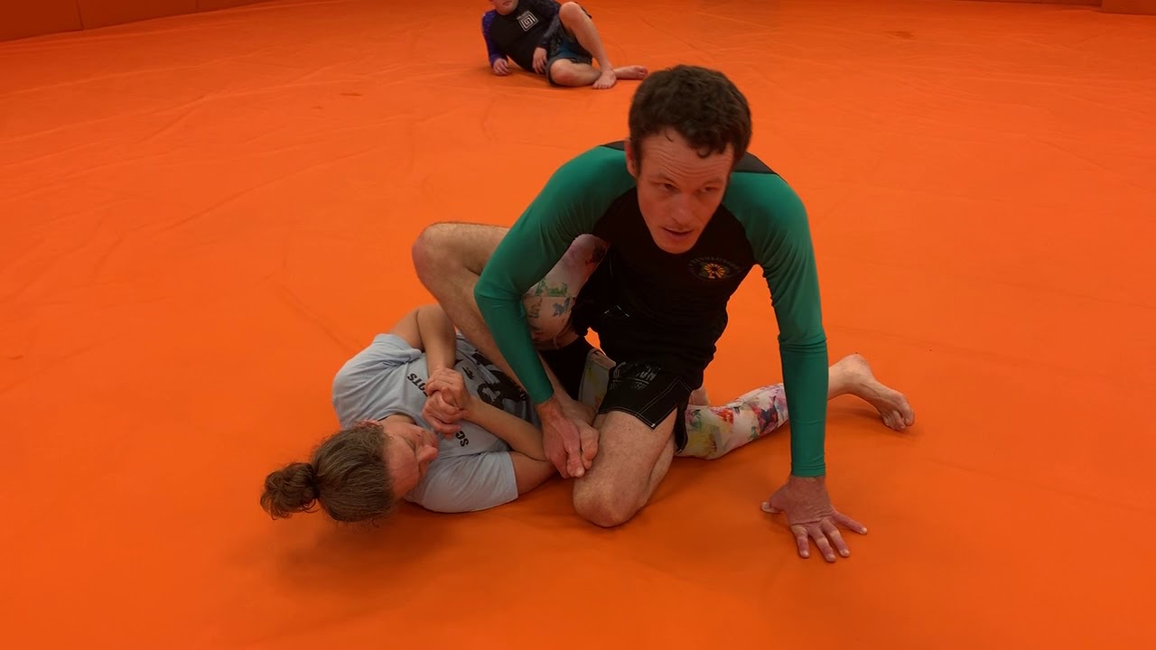 Establishing the Leg Staple from Scissor Half Guard; Over/Under Heel ...