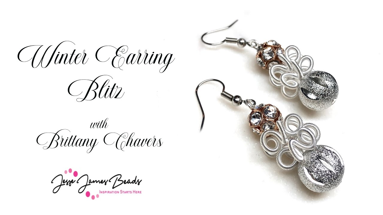 Winter Earring Blitz! 5 DIY Tutorials Featuring ⁠@JesseJamesBeads! ️ ️ ...