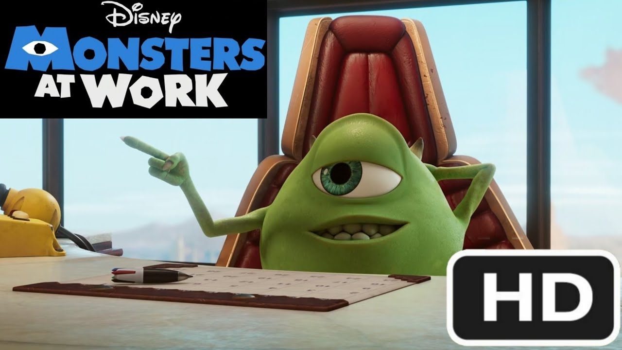Mike and Sullivan are promoted | Monsters at Work | HD | Disney | Pixar ...