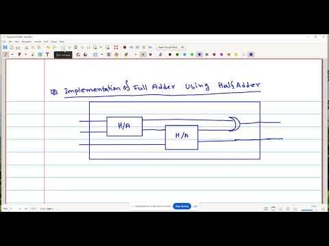 HSC ICT:Digital Device:Full Adder using Half Adder: Chapter 03: English Version: AvaProva Batch ...