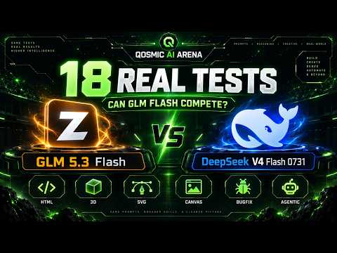 GLM 5.3 Flash vs DeepSeek V4 Flash 0731 – Complete Visual Benchmark