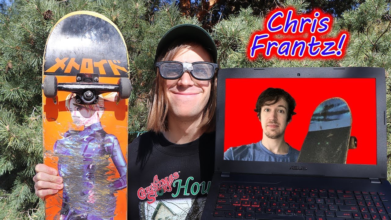 Melvin the Nerd webcam game of skate and interview with Chris Frantz ...