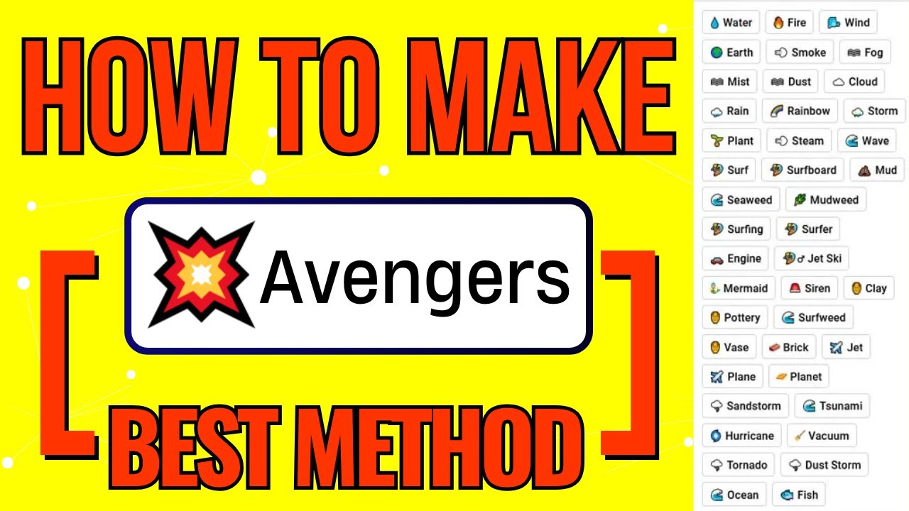 How to Get Avengers in Infinity Craft (Infinite Craft l Infinite Craft ...