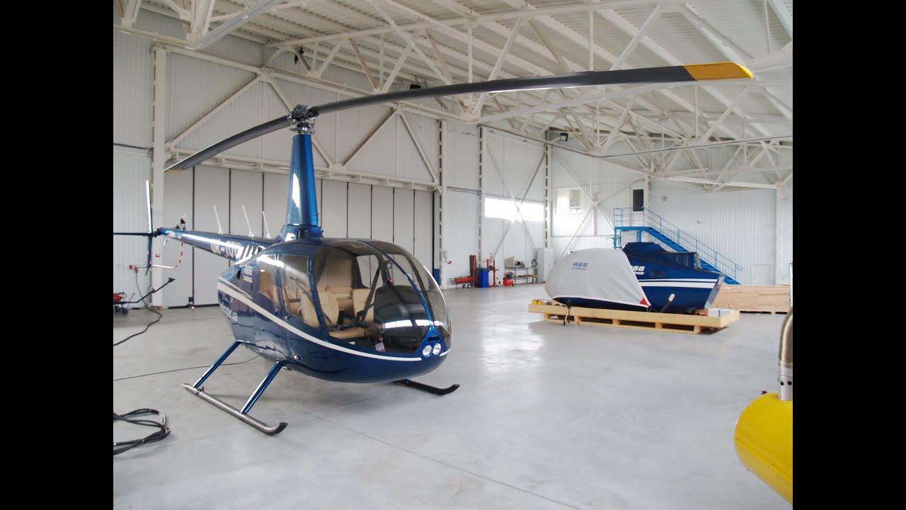 Helicopter Robinson R66 Assembling in Kyiv, Ukraine - YouTube