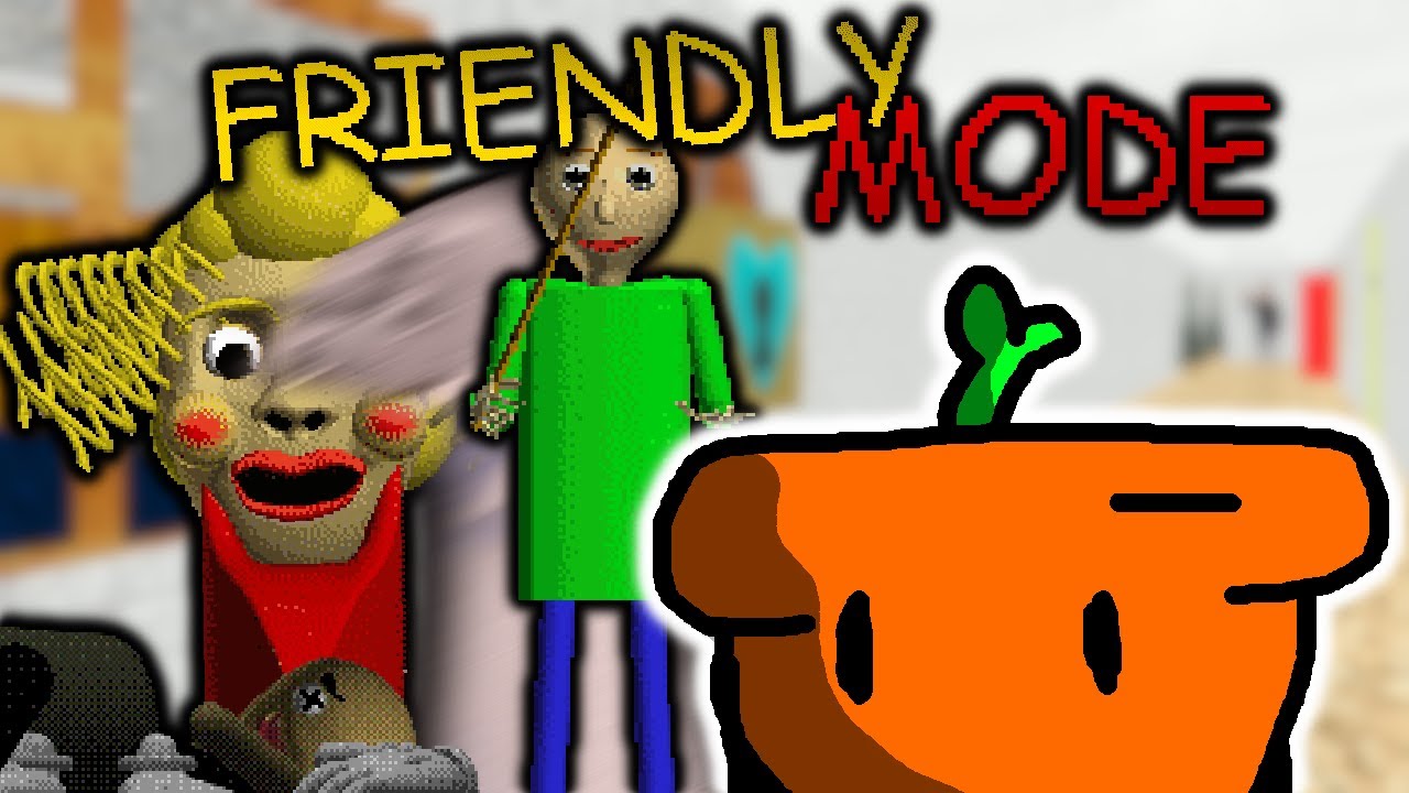 Baldi's Basics "Friendly" Mode (BB+ V0.12 Mod) - YouTube
