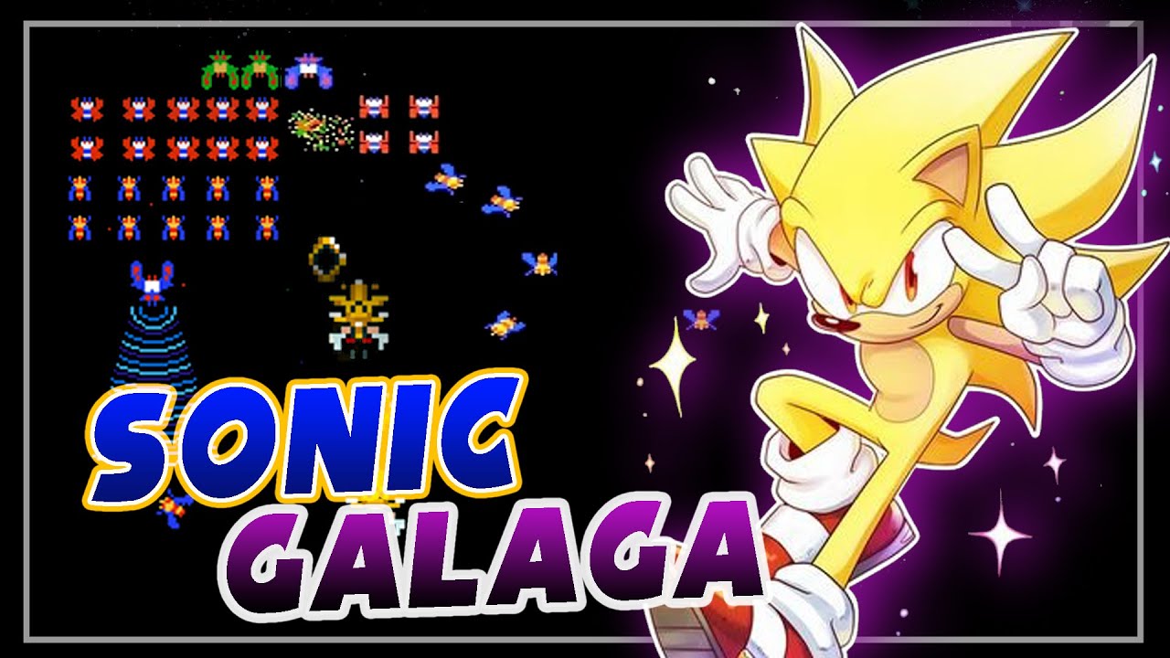 Super Sonic en Gálaga (NES) | Hack rom nes - YouTube