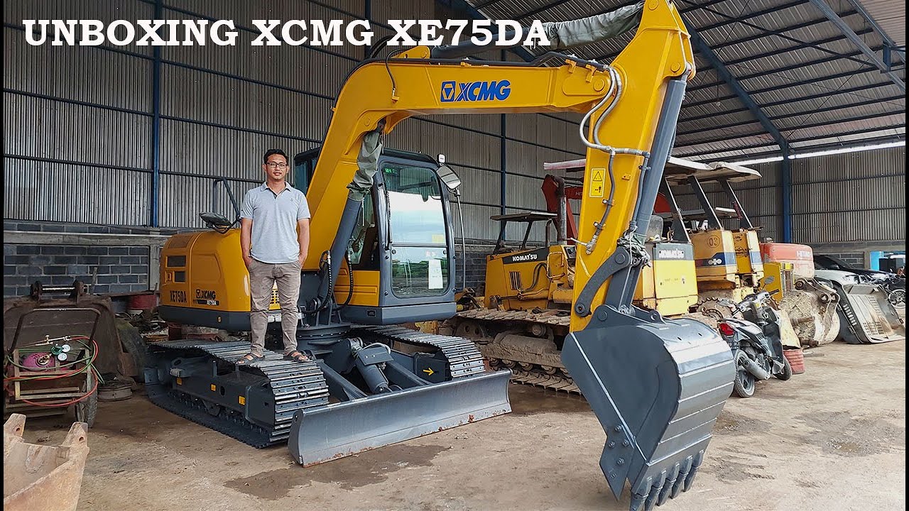 REVIEW EXCAVATOR XCMG XE75DA 2022 - YouTube