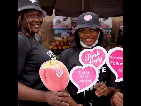 Pink Lady®️ Apple Lagos open market activation 2022