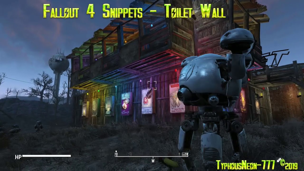 Fallout 4 Snippets Modded - Toilet Wall - YouTube