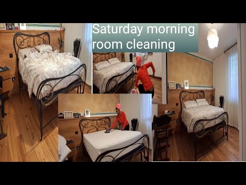Saturday morning room cleaning with me // motivation// Saturday morning ...
