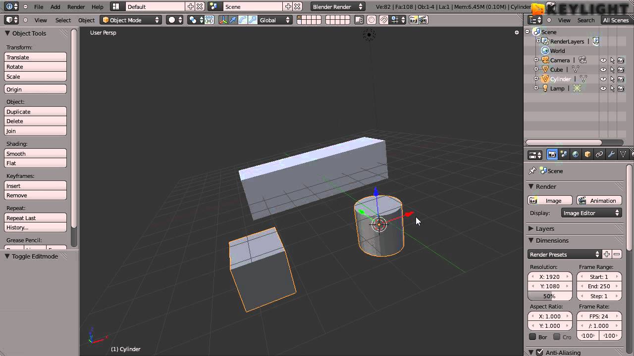 Blender 2.5 - Komponenty (8/12) - YouTube
