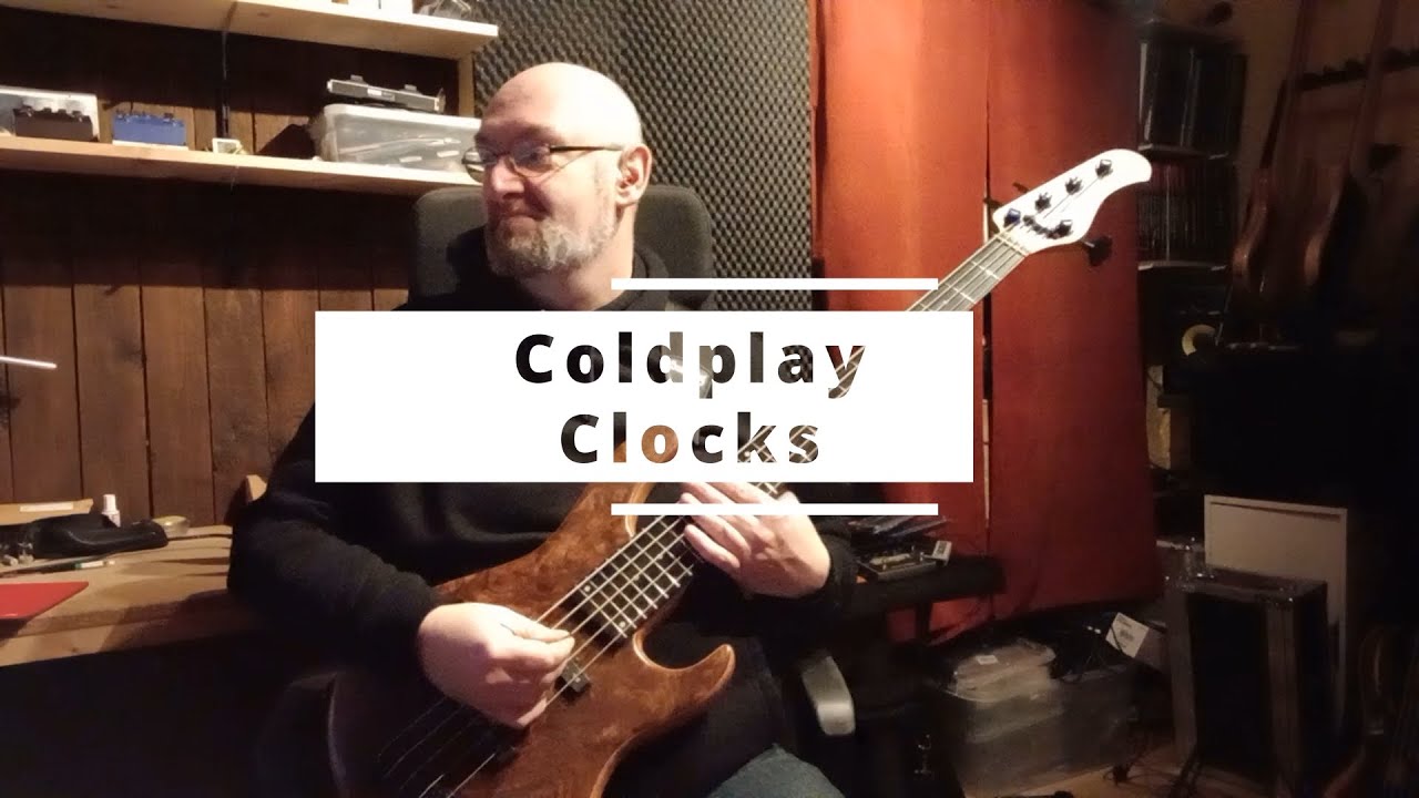 278 Coldplay Clocks bass cover - YouTube