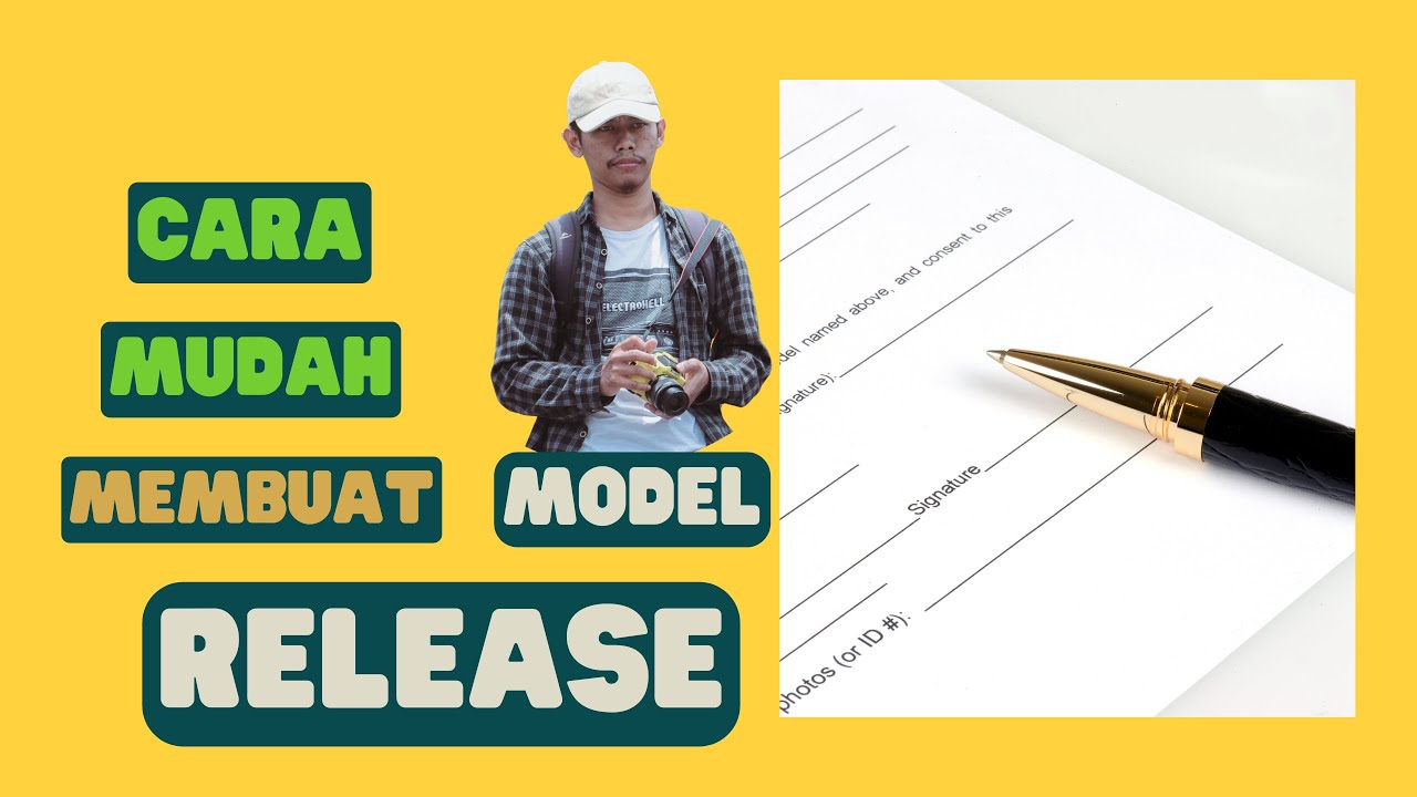 CARA MEMBUAT MODEL RELEASE SHUTTERSTOCK MUDAH DAN CEPAT - YouTube